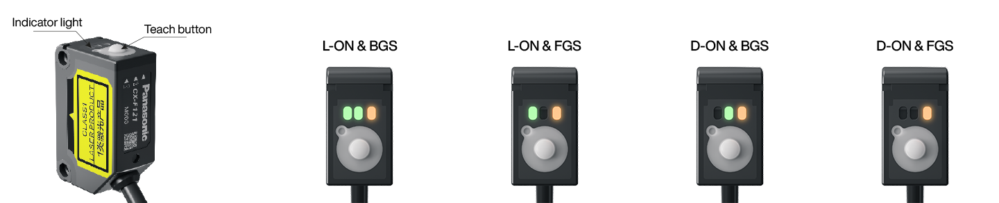 Sensor láser TOF digital CX-F100